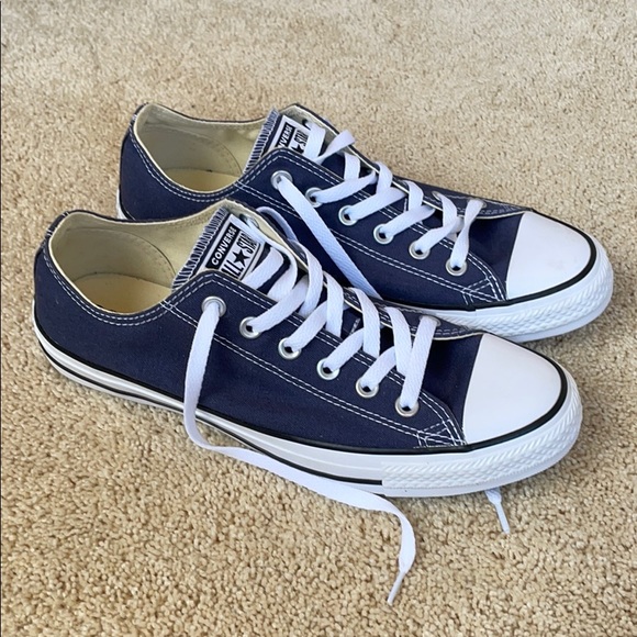 Converse | Shoes | Low Top Navy Blue Converse | Poshmark